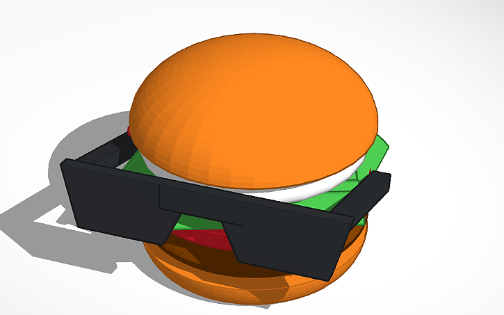 3D design Burger :) - Tinkercad