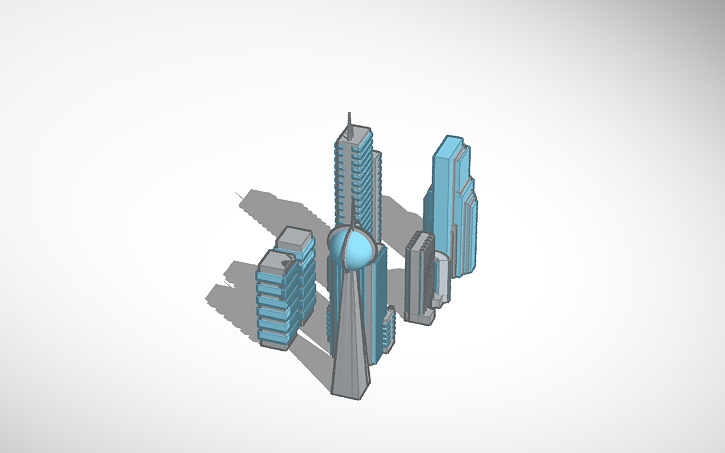 3D design Skyscraper - Tinkercad