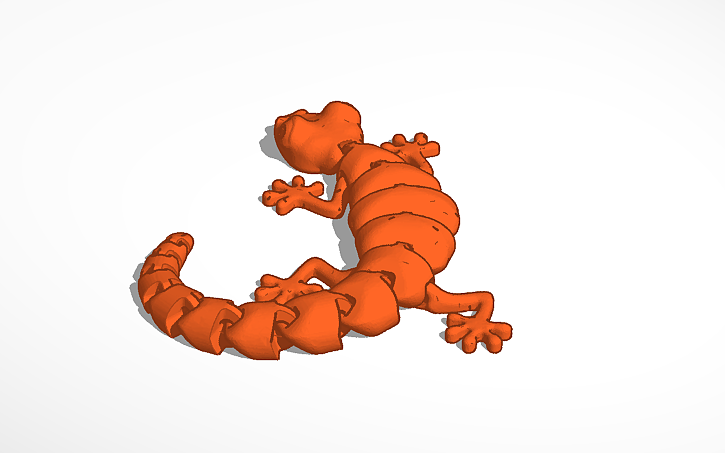 3D design Ragdoll lizard (not mine just putting it on tinker cad ...