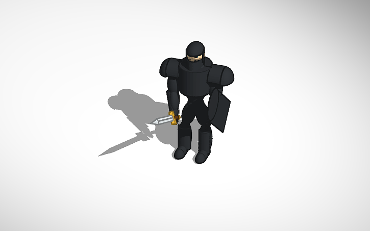 3D design ninja person | Tinkercad