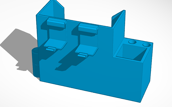 3D design MultiMeter Pegboard Holder - Tinkercad