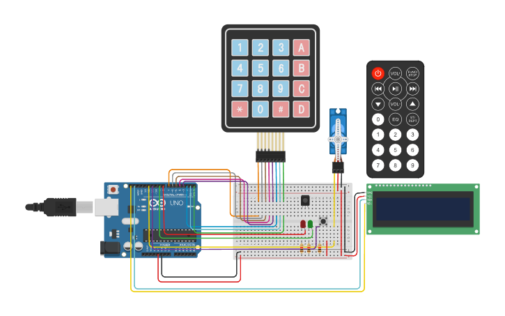 Circuit Design Password Project Tinkercad