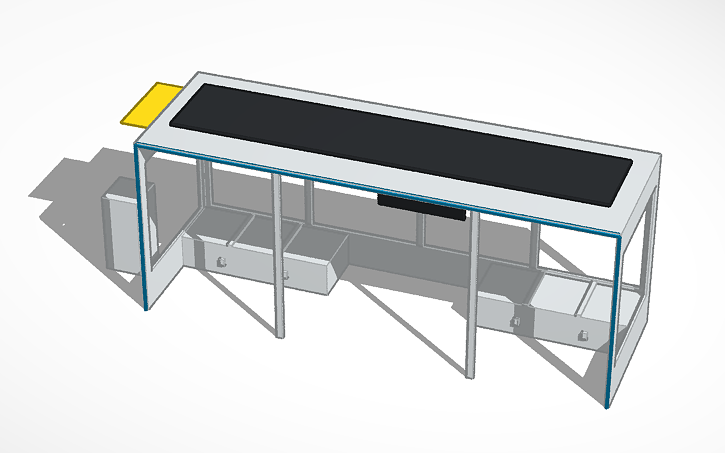 3D design Bus Stop - Tinkercad