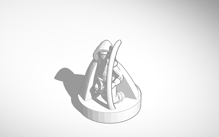 3D design D&D character - Tinkercad