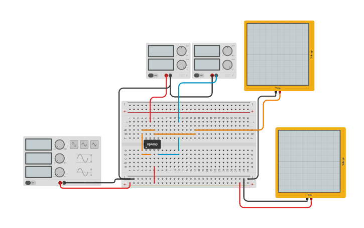 Circuit design BUFFER - Tinkercad