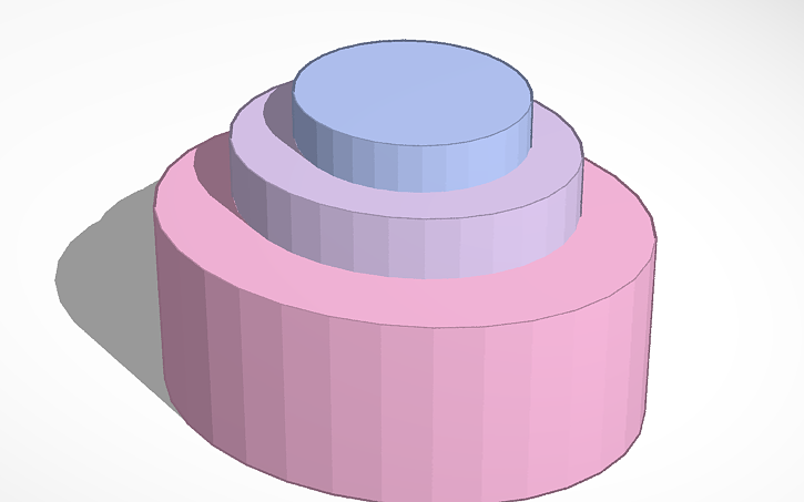 3D design cAKE - Tinkercad