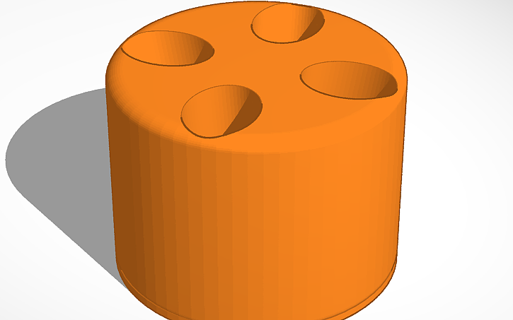 3D design Pen holder - Tinkercad