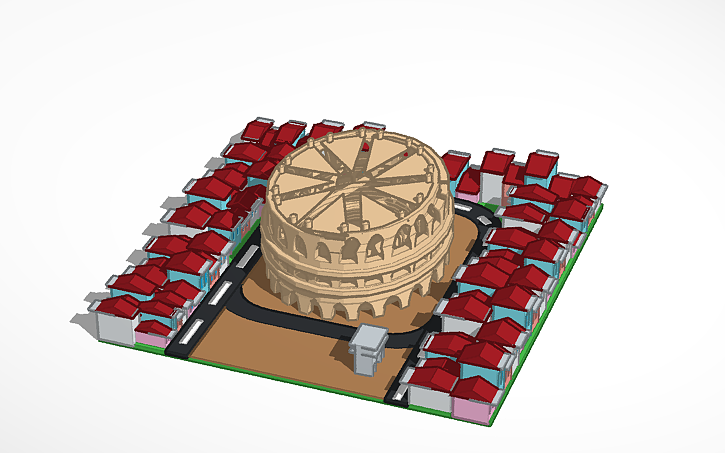 3D design Coliseo - Tinkercad