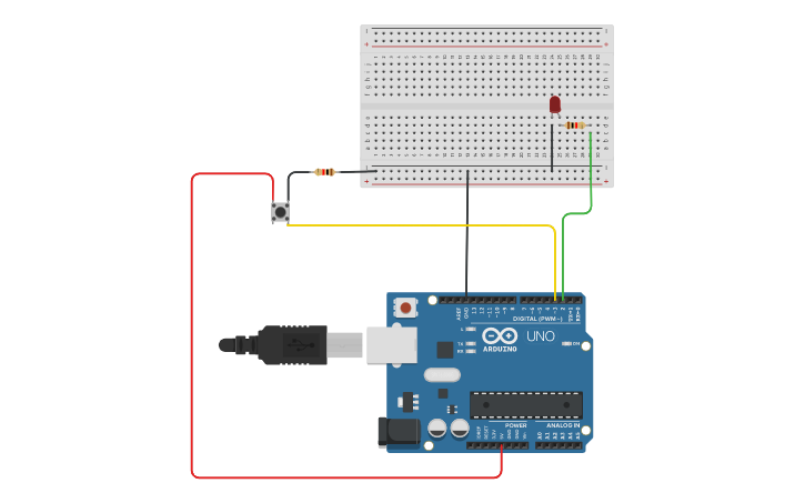 Circuit design Excercise03 Switch | Tinkercad
