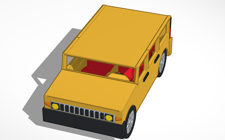 3D design Hummer H2 IsaiahMTBruce (Gold) | Tinkercad