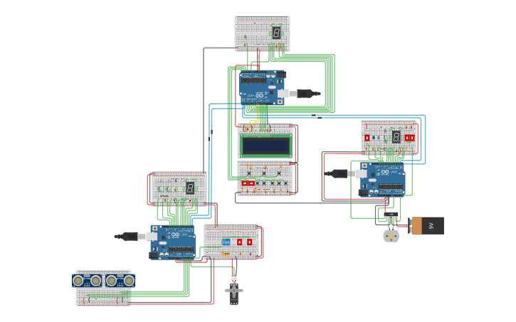 Circuit design Rail switch, train and control center (remote control ...