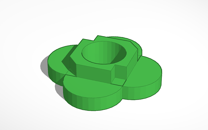 3D design clover - Tinkercad