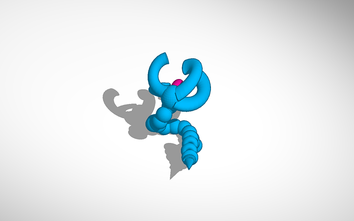 3D design Snake - Tinkercad
