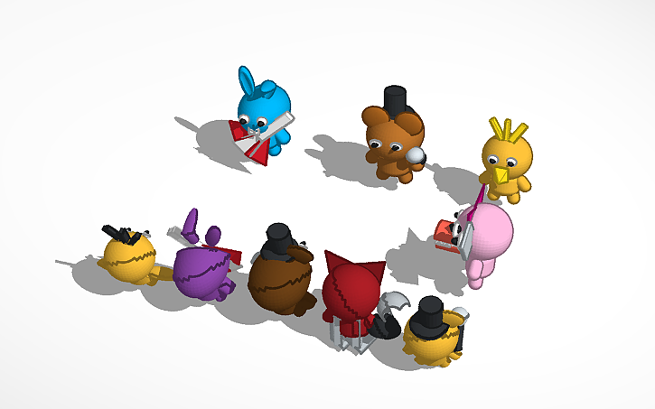 3D design Derpy FNAF 2 - Tinkercad