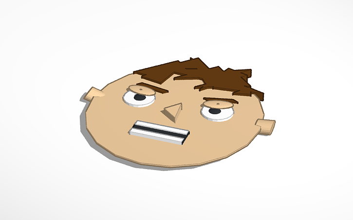 3D design Face - Tinkercad