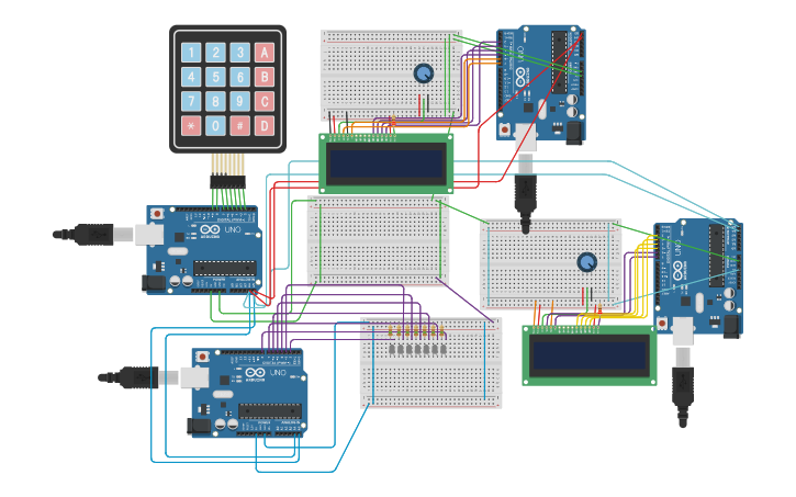 Circuit design Elevador - Tinkercad