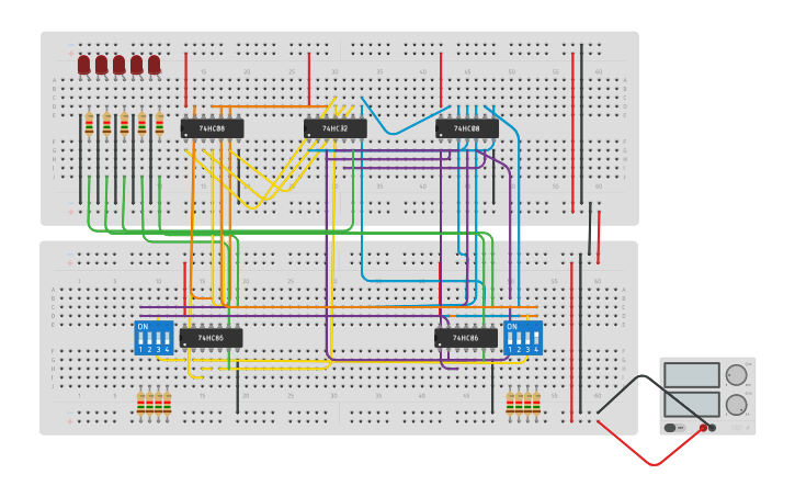 Circuit design Electrical Engineering Final Project - Tinkercad