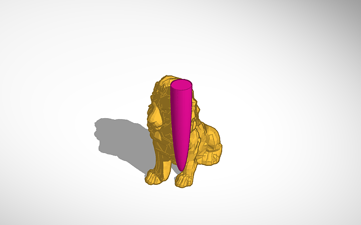 3D design Copy of Lion | Tinkercad