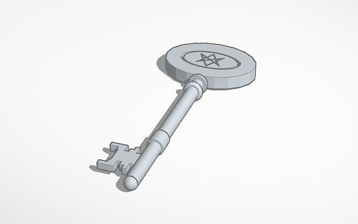 3D design Bunker Key Supernatural - Tinkercad