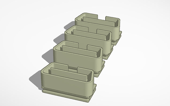 3D design obd 2 female connector - Tinkercad