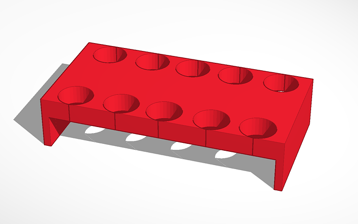 3D design vail container - Tinkercad