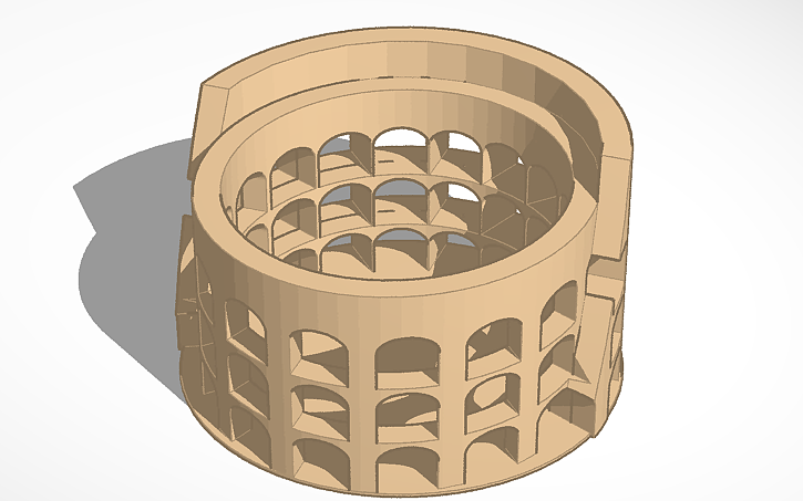 3D design Colosseum - Tinkercad