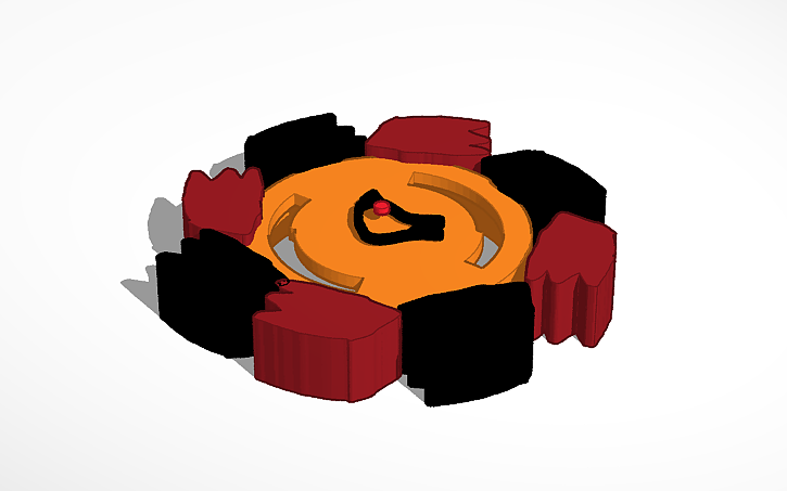 3D design Flame Ahuizotl. - Tinkercad