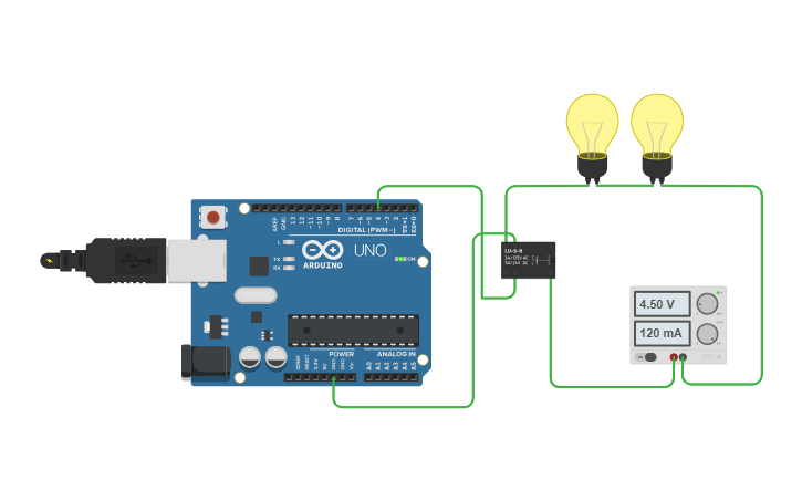Circuit Design Relay Iot Lab 4 Tinkercad