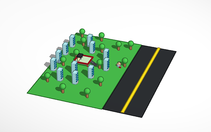 3D design 미니미니도시 | Tinkercad