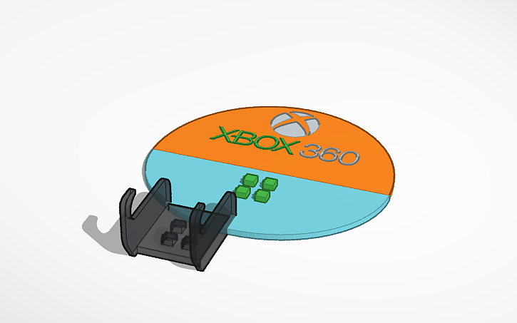 3D design Xbox 360 Controller Wall Mount - Tinkercad