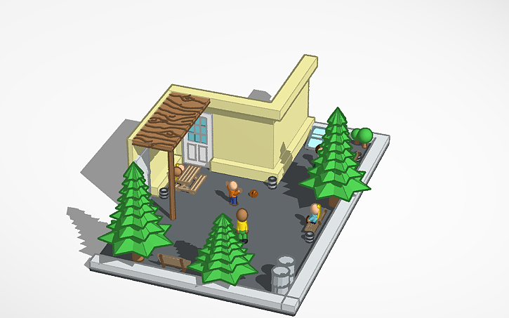 3D design school playground - Tinkercad