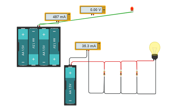 Circuit Design Series Parallel Circuits Tinkercad