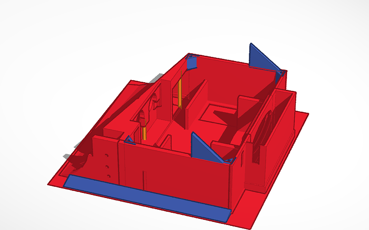 3D design Simplified Acadia2019 Mini Sumo V2.1 - Tinkercad