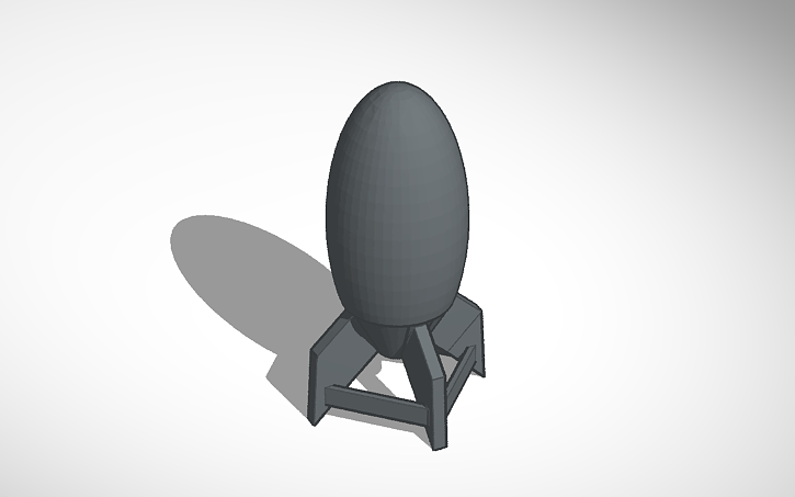 3D design Nuke bomb - Tinkercad