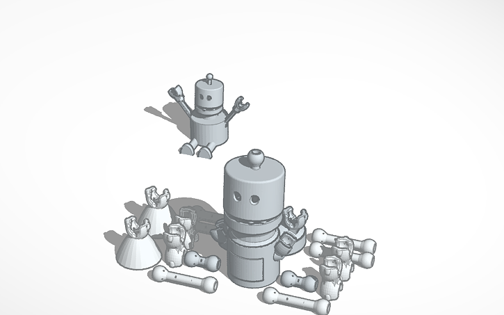 3d Design Robot Tinkercad
