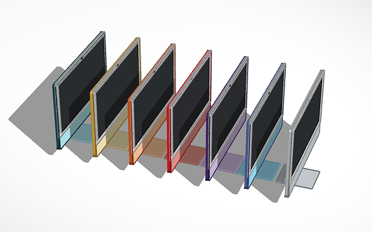 3D design iMac M1 - Tinkercad