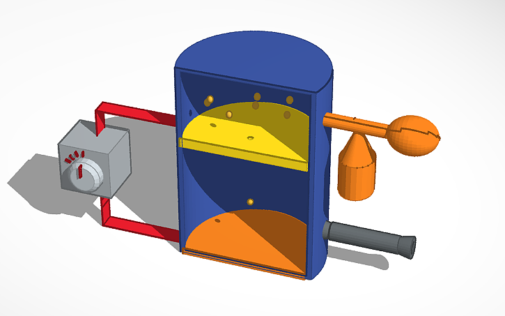 3D design oil drop experiment | Tinkercad