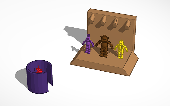 3D design fnaf 1 | Tinkercad