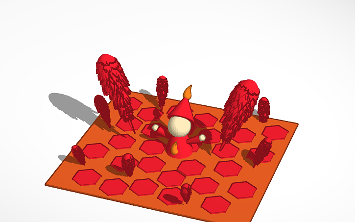 3D design fire wizard | Tinkercad