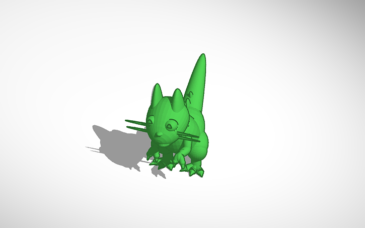 3D design CatZilla - Tinkercad