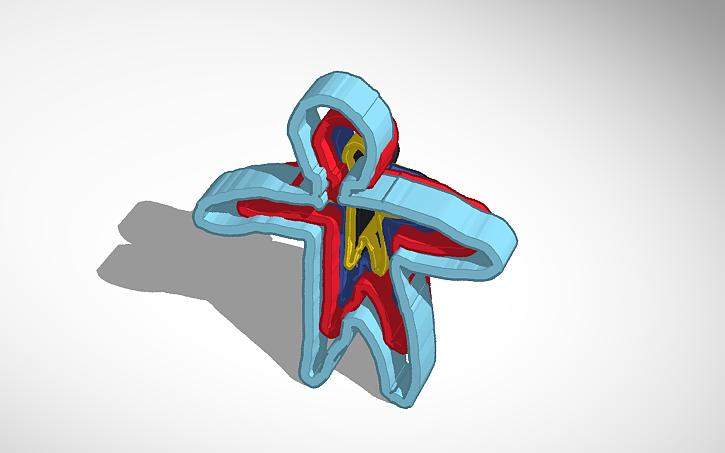 3D design figura humana - Tinkercad