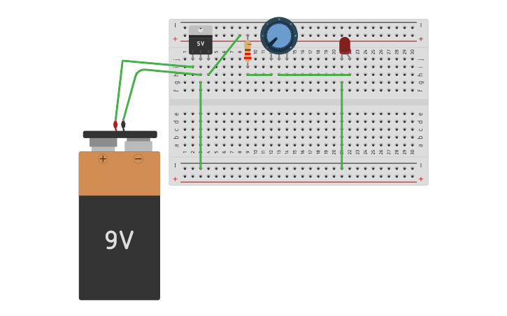 Circuit Design Led Brightness Control Tinkercad