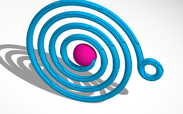 3D design Copy of spiral - Tinkercad