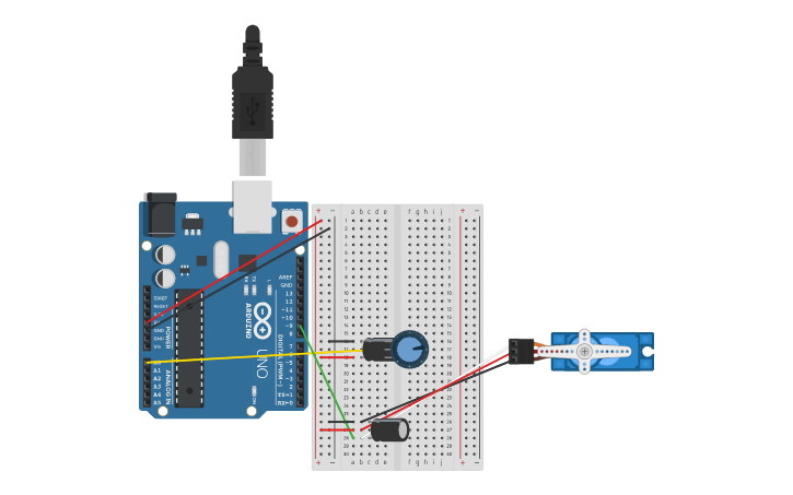 Circuit design Mood Cue - Tinkercad