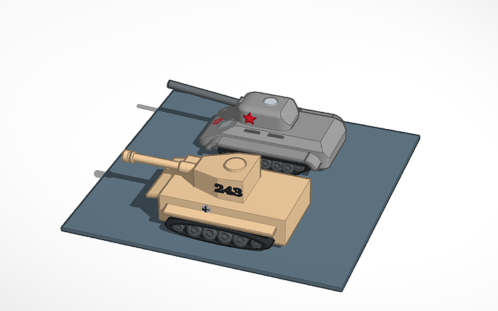 3D design tanks v3 | Tinkercad
