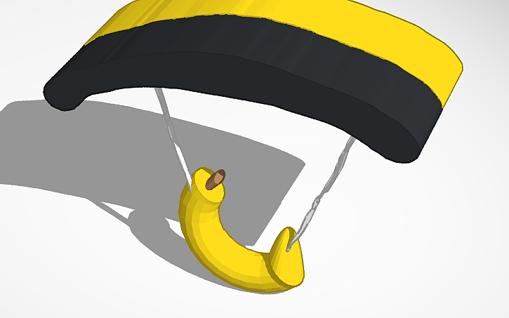 3D design monkey parashoot - Tinkercad