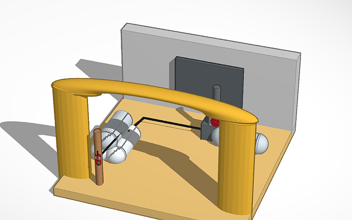 3D design Boiler Room Set - Tinkercad