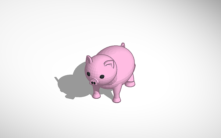 3D design Teacup Pig | Tinkercad