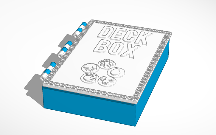 3D design Deck Box - Tinkercad