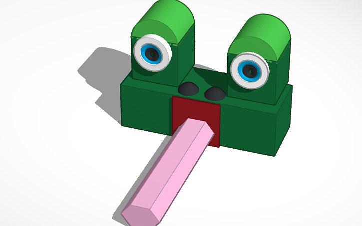 3D design Frog - Tinkercad